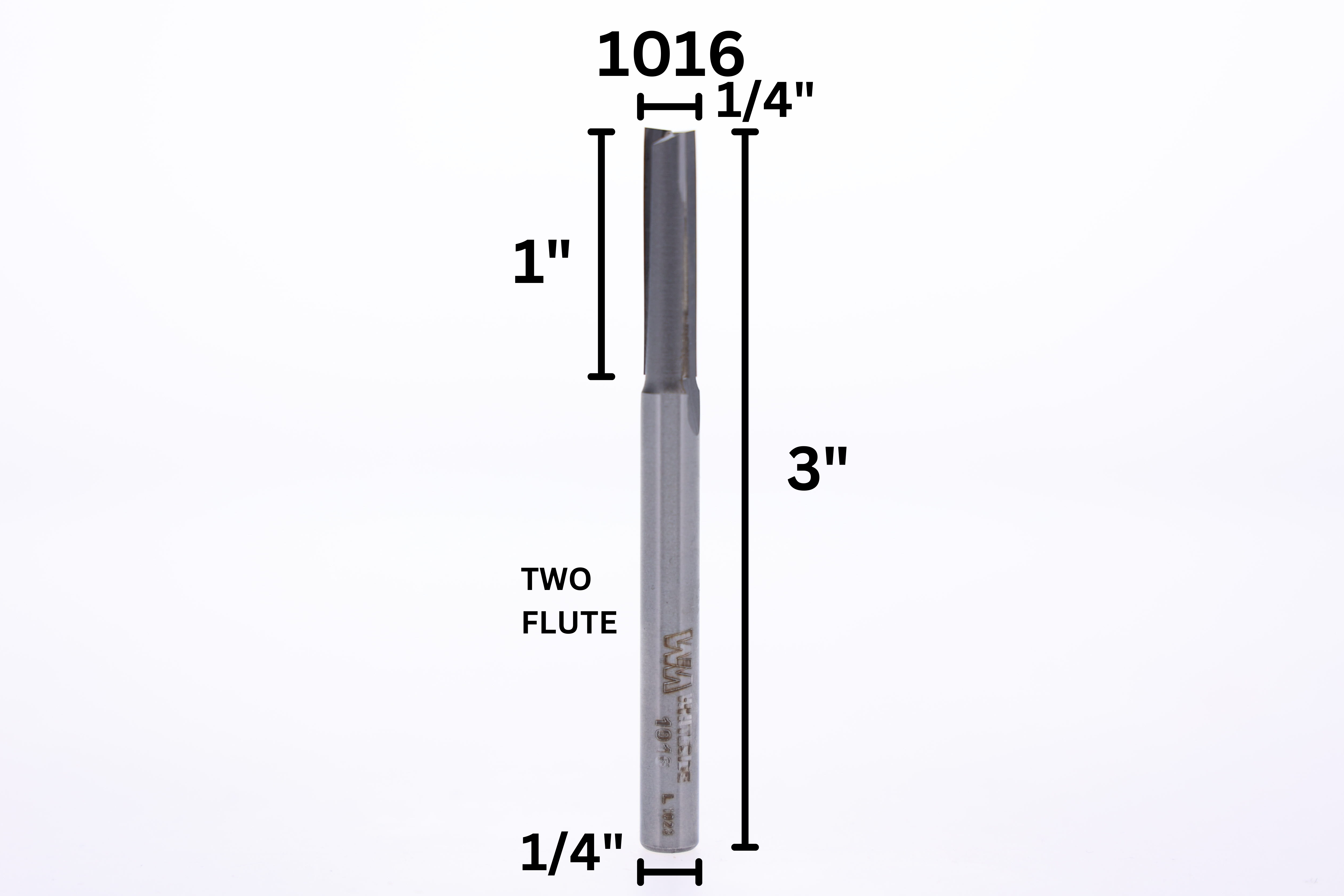 1/4" Shank Straight Bits, Whiteside Machine Company